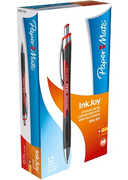 Kulpenna Inkjoy 550 T röd - PaperMate kulspetspennor - Kulspetspennor ...